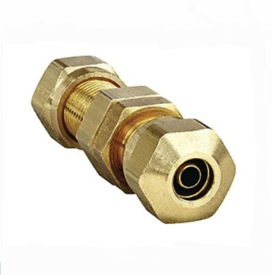 EATON 1474X4, Bulkhead Union, 1/4" X 1/4" Tube OD, Compression X ...