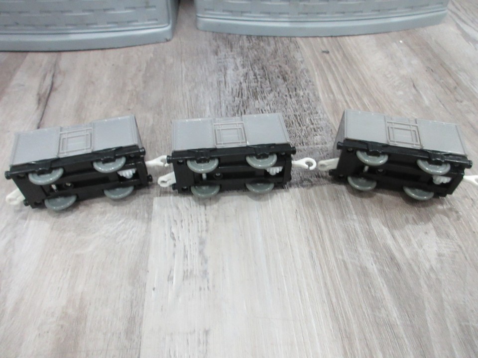 Thomas & Friends Trackmaster Flip Top Cargo Coal Mining Train Car Lot ...