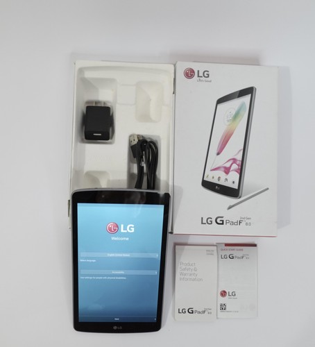LG G Pad F 8.0 2nd Gen Tablet 16GB Titan Silver Wi-Fi 4G Android Box | eBay