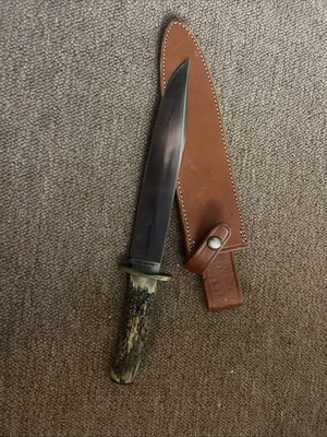 Cold Steel Stag Handle Trail Master Bowie Knife | eBay