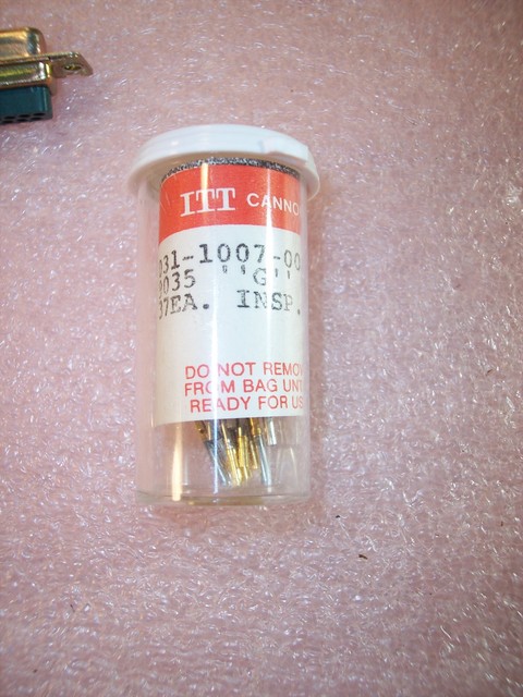 DCMA-37S ITT 37 POSITION D-SUB HIGH RELIABILITY METAL SHELL WITH ...