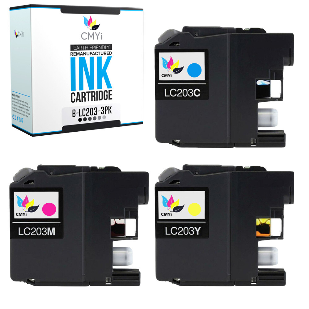 3PK LC203 XL Ink Cartridge for Brother MFC-J485DW MFC-J880DW MFC ...