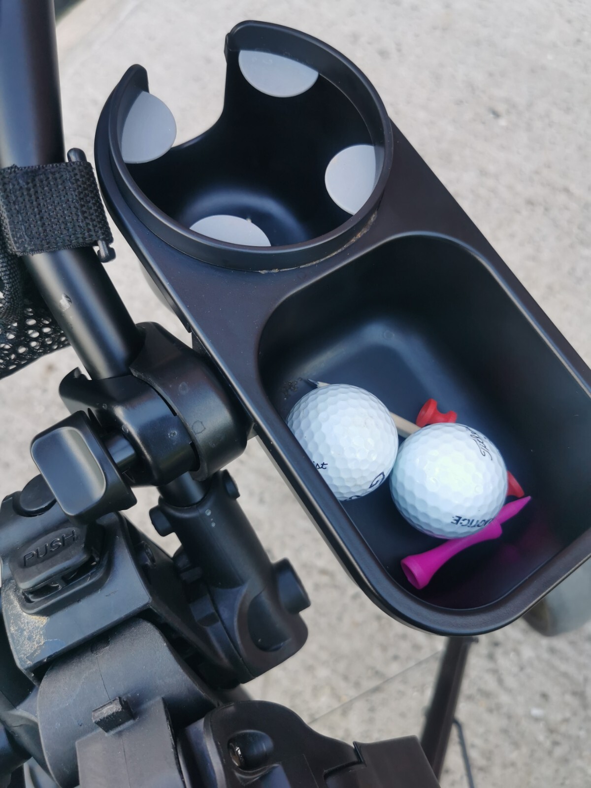 Golf Trolley Cup Holder & Tray, Universal. | eBay UK