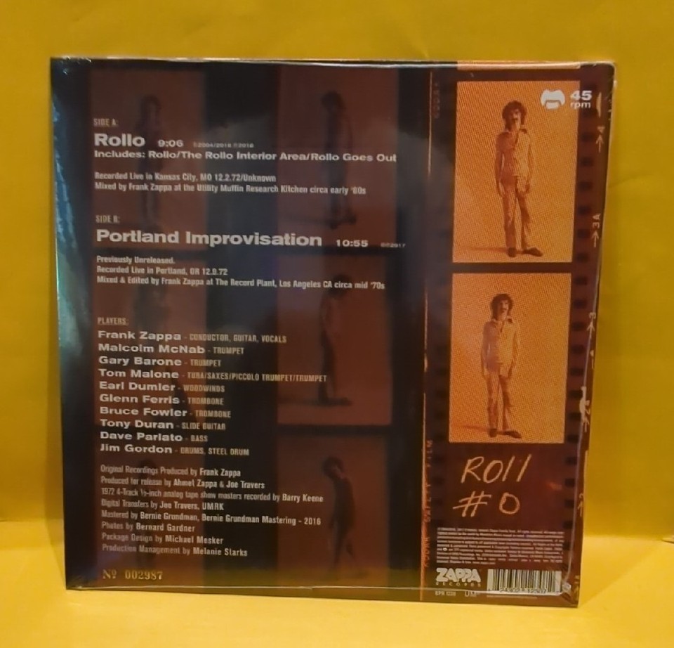 Sealed Vinyl Record 10" EP Frank Zappa Rollo RSD 2017 | eBay