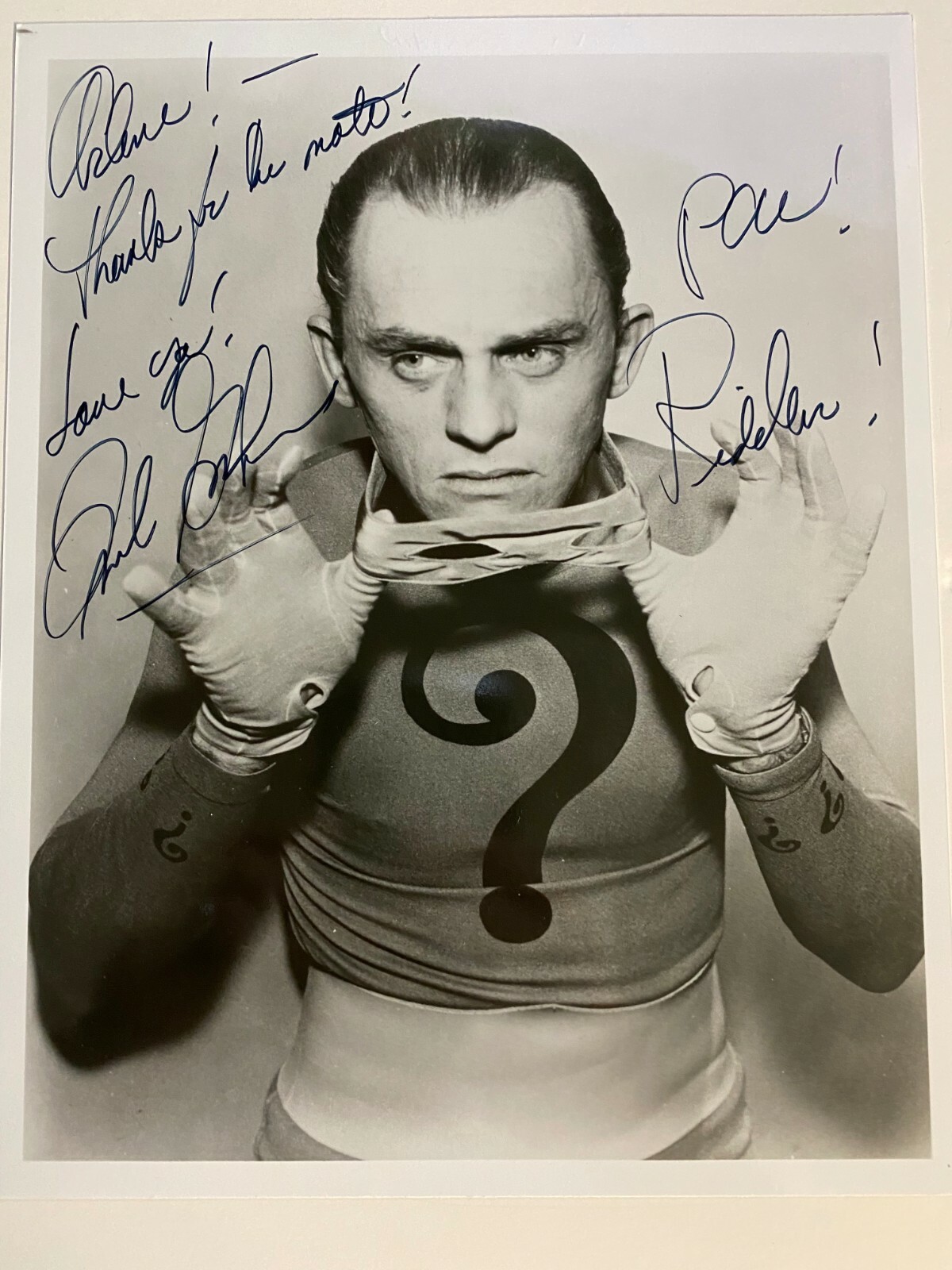 #signed Frank Gorshin: signed Riddler, Batman, BxW 8x10 photo | eBay