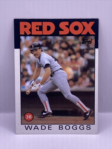 1986 Topps Baseball #510 Wade Boggs Boston Red Sox Hof | eBay