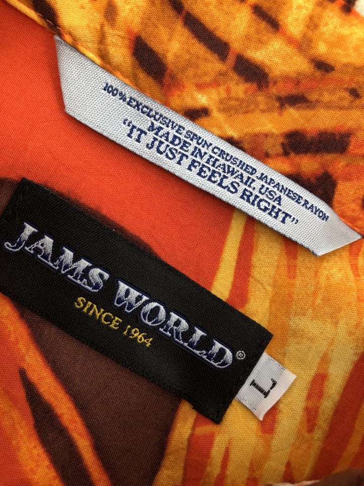 Awesome JAMS WORLD Vintage Abstract Lg. Hawaiian Aloha Shirt | eBay