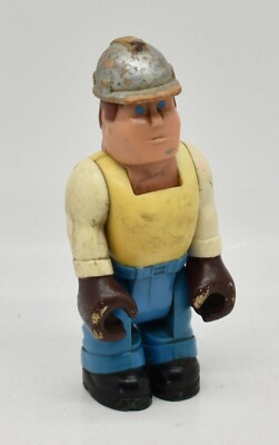 Husky Helpers Construction Worker White Shirt Blue Pants Figure Fisher ...