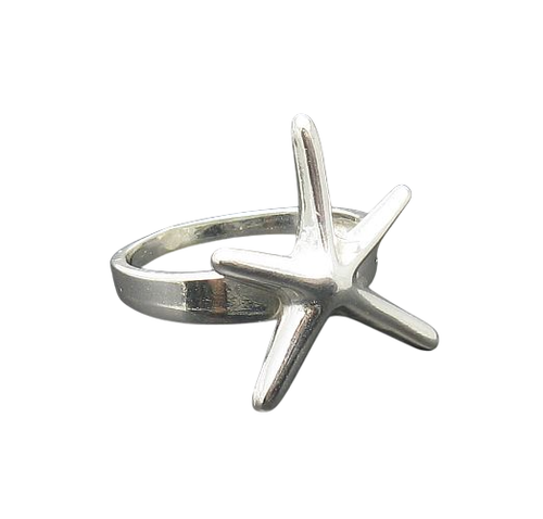 Stylish Genuine Sterling Silver Ring Hallmarked Solid 925 Sea Star ...