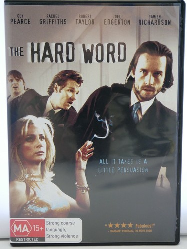The Hard Word DVD Guy Pearce Rachel Griffiths Robert Taylor Free Post ...