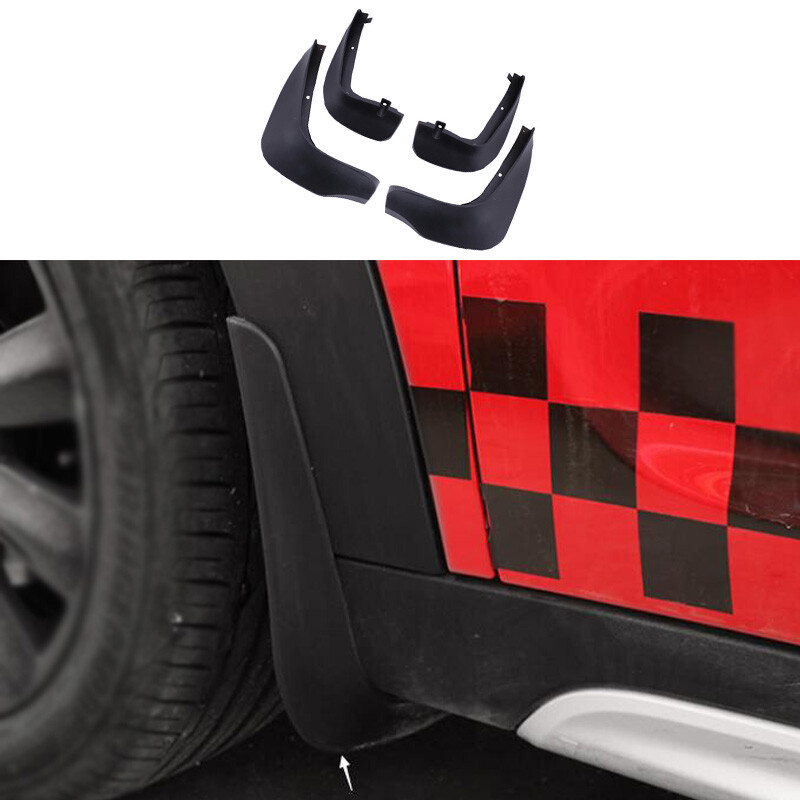 Black Front Rear Left Right Mud Flap Splash Guard For Mini Cooper ...