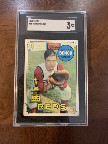 1969 Topps Johnny Bench #95 Cincinnati Reds SGC 3 | eBay