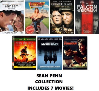Sean Penn 7 Film DVD Collection: I Am Sam/Mystic River/Casualties of ...
