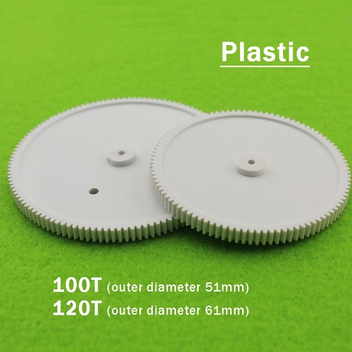Plastic Gears Cog Wheels 120 Teeth 0.5 Module Gear For 2mm Shaft Toy ...