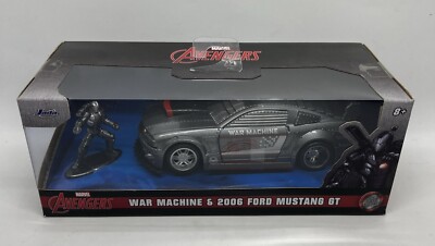 Jada 1:32 Marvel Avengers War Machine & 2006 Ford Mustang GT Die-Cast ...