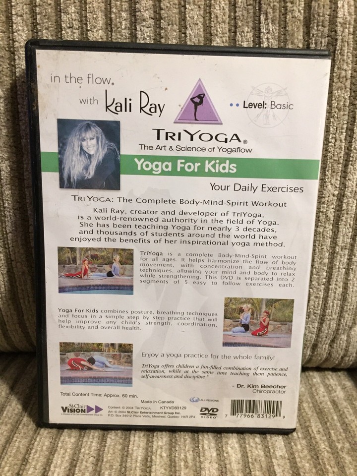 Kali Ray Tri Yoga The Art & Science Of Yogaflow DVD Yoga For Kids Daily ...