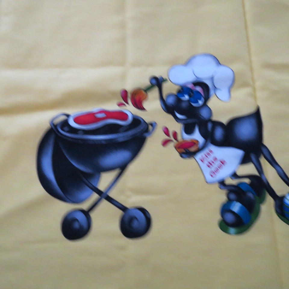 Party Ants Fabric Susan Pisoni Fabric Quilt Apron Panel Barbecue | eBay