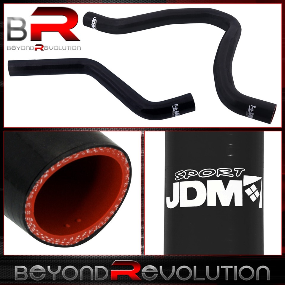 For 2000-2004 Eclipse V6 3G DSM 3Ply Nylon Silicone Radiator Coolant ...