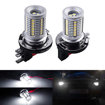 H15 30W 45 SMD LED Headlight High Beam DRL Bulbs For VW Caddy Golf Audi ...