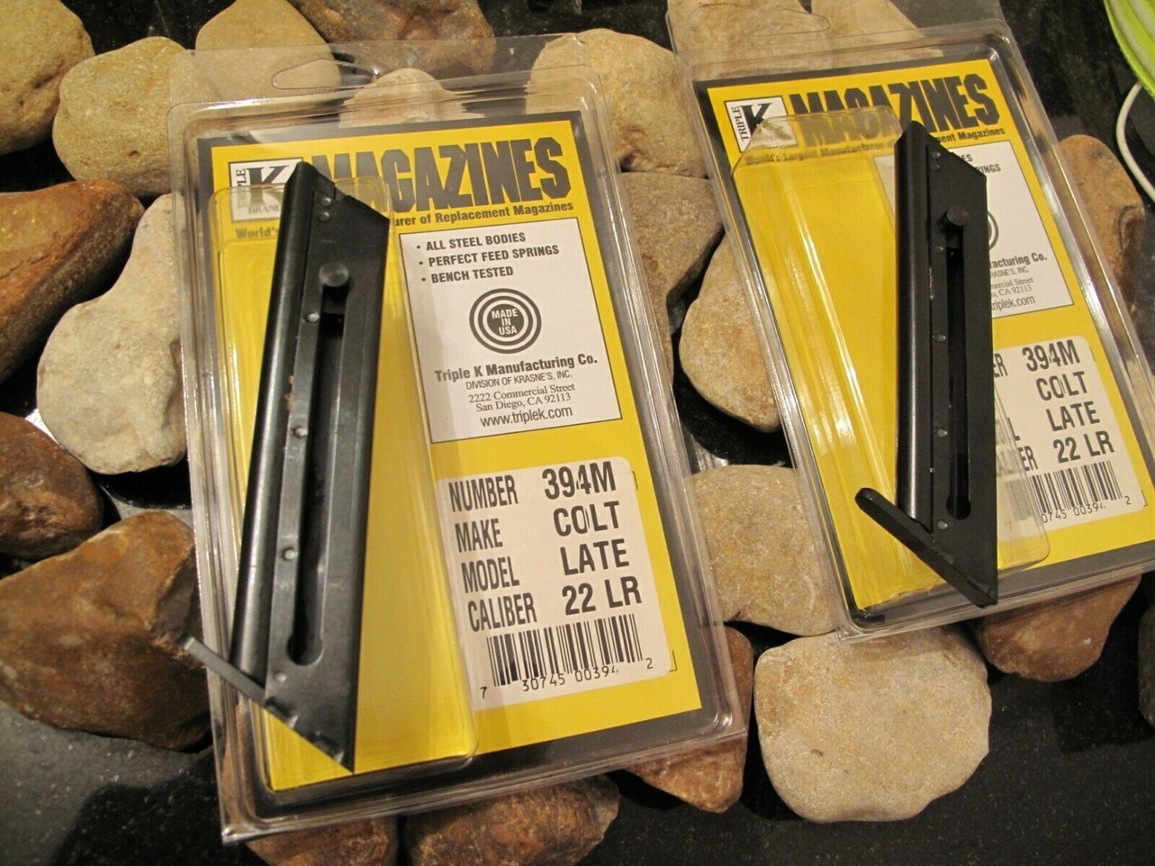 2 'POSTWAR' COLT WOODSMAN 22 HUNTSMAN TARGET CHALLENGER CLIP 10RD .22lr ...