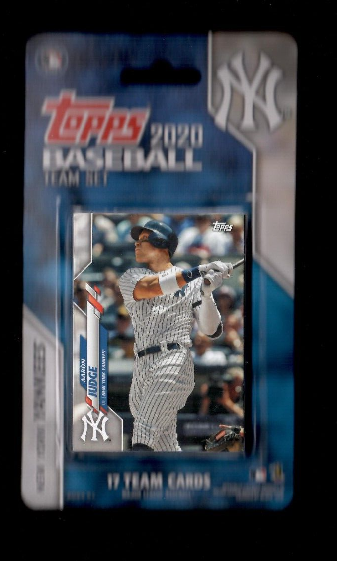 2020 Topps New York Yankees 17-card team set (Factory Team Set) | eBay
