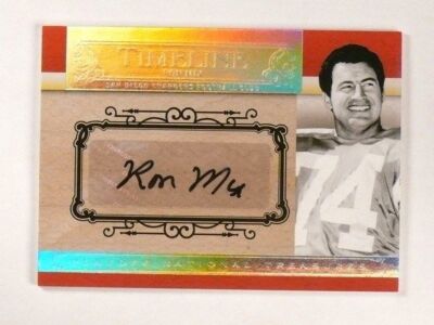 2007 National Treasures Timeline Ron Mix autograph auto #D46/99 #T-RM ...