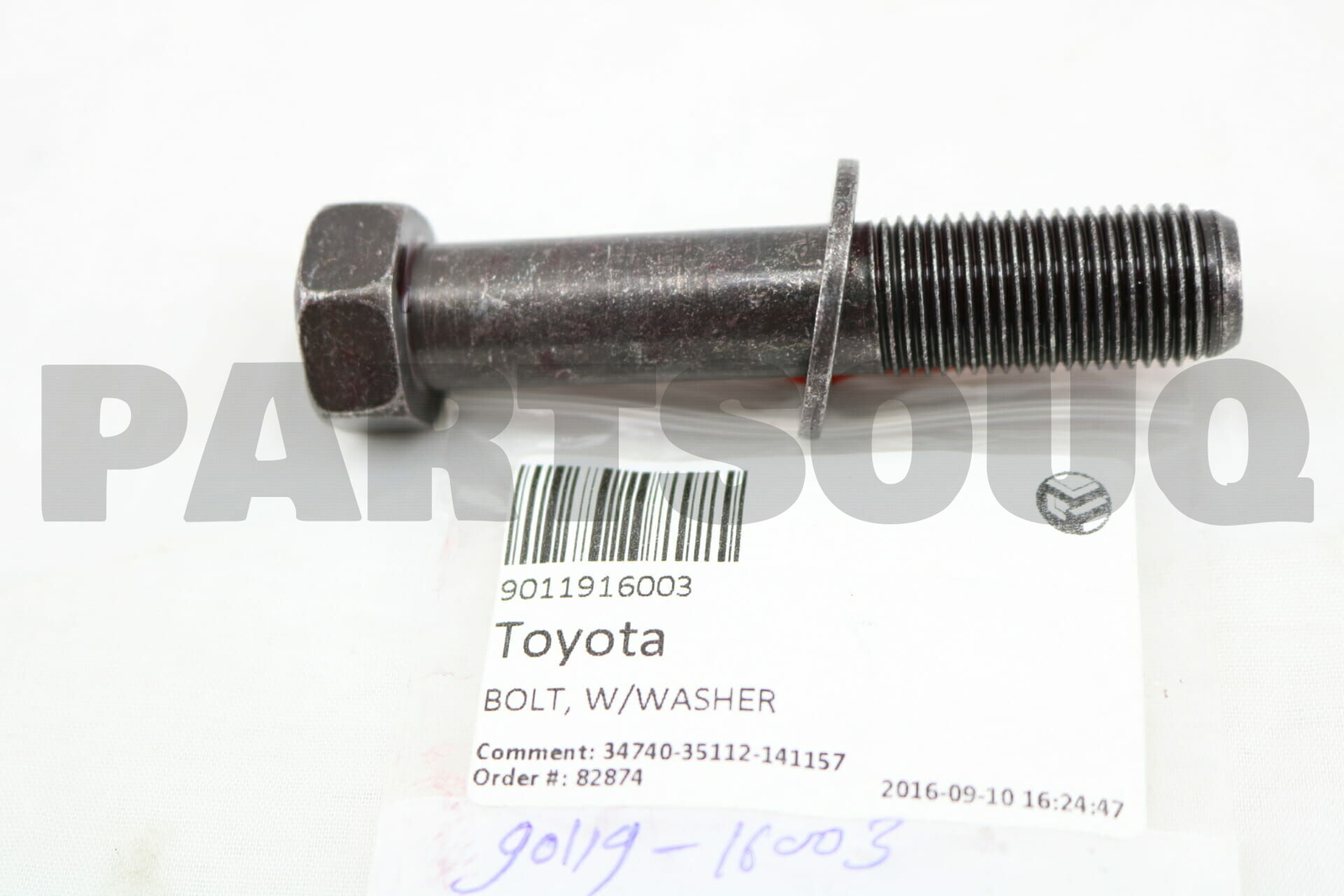 9011916003 Genuine Toyota BOLT(FOR FRONT LEADING ARM) 90119-16003 | eBay