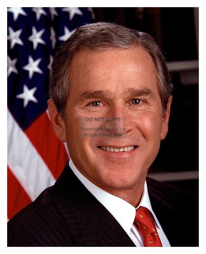 GEORGE W. BUSH PRESIDENT OF THE UNITED STATES 8X10 PHOTOGRAPH REPRINT ...