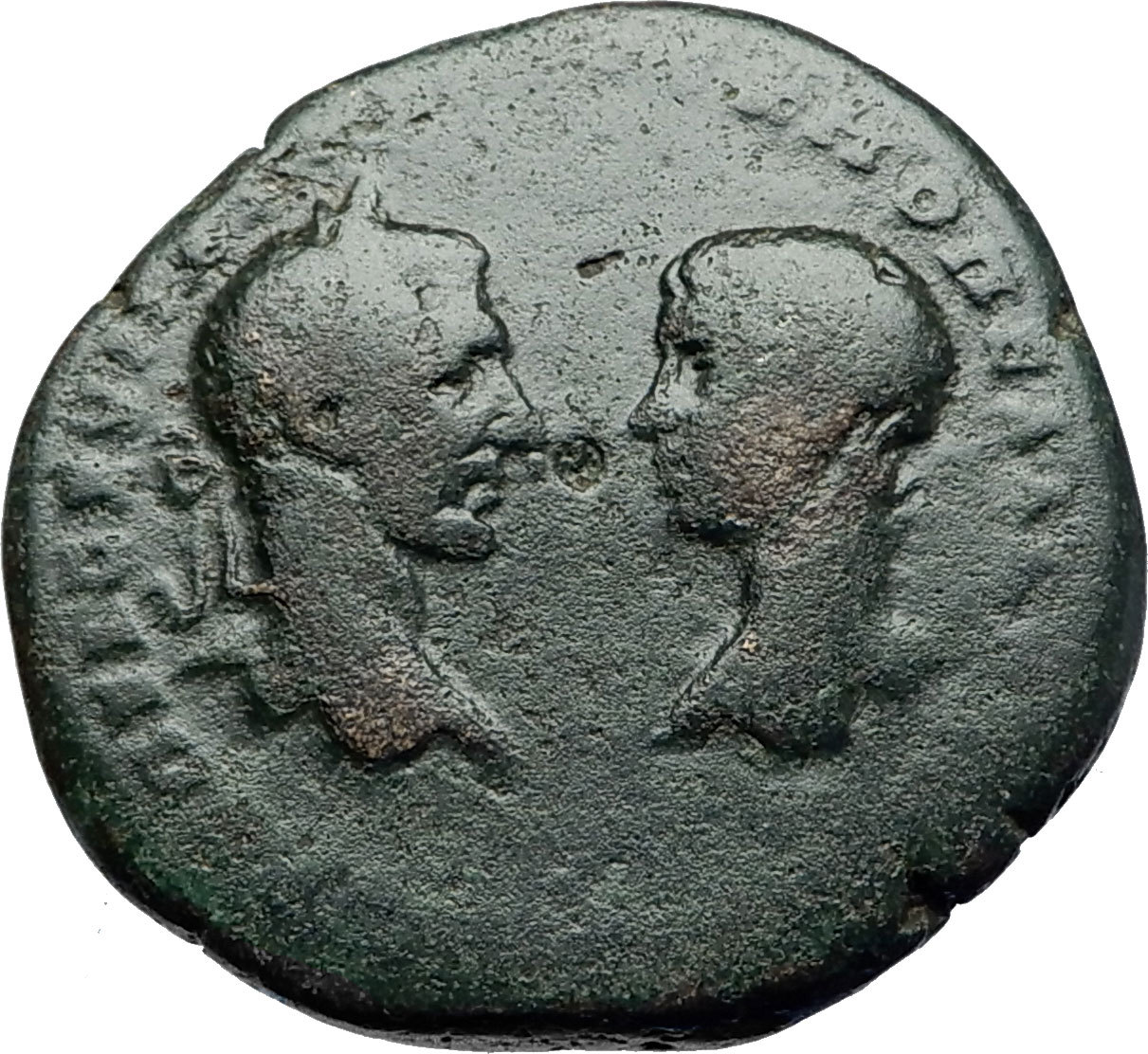 MACRINUS and DIAUDUMENIAN Marcianopolis Ancient Roman Coin w ...