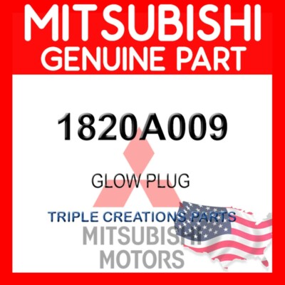 1820A009 Glow Plug Genuine Mitsubishi OEM | eBay