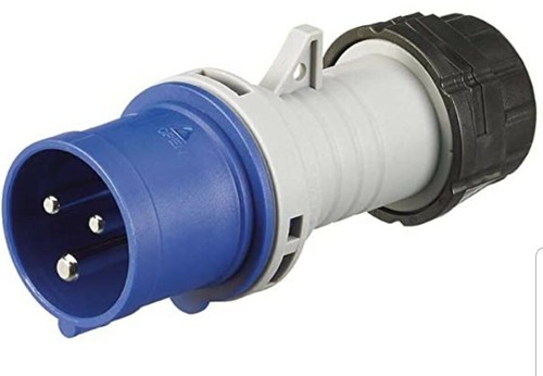 K9001BLU MK Male Commando Plug 230V 16A 2P+E Blue | eBay