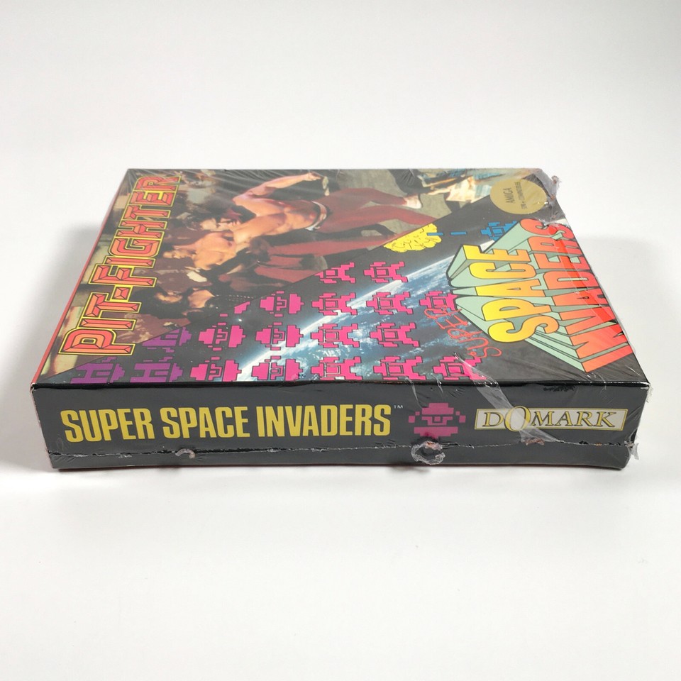 PIT FIGHTER / SUPER SPACE INVADERS Game - Commodore Amiga - FACTORY ...