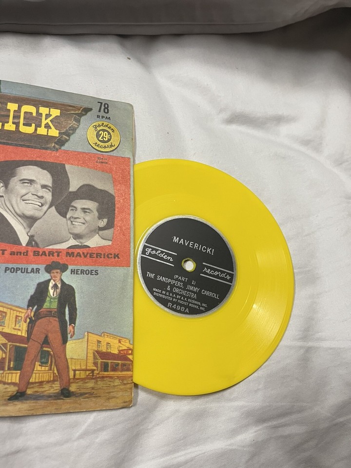 ABC-TV'S "MAVERICK TV Theme Song" - golden records - 78 RPM Record rare ...