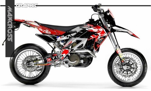 Maxcross Design Graphic kit Full Decal FOR Aprilia 2006-2011 SXV RXV ...