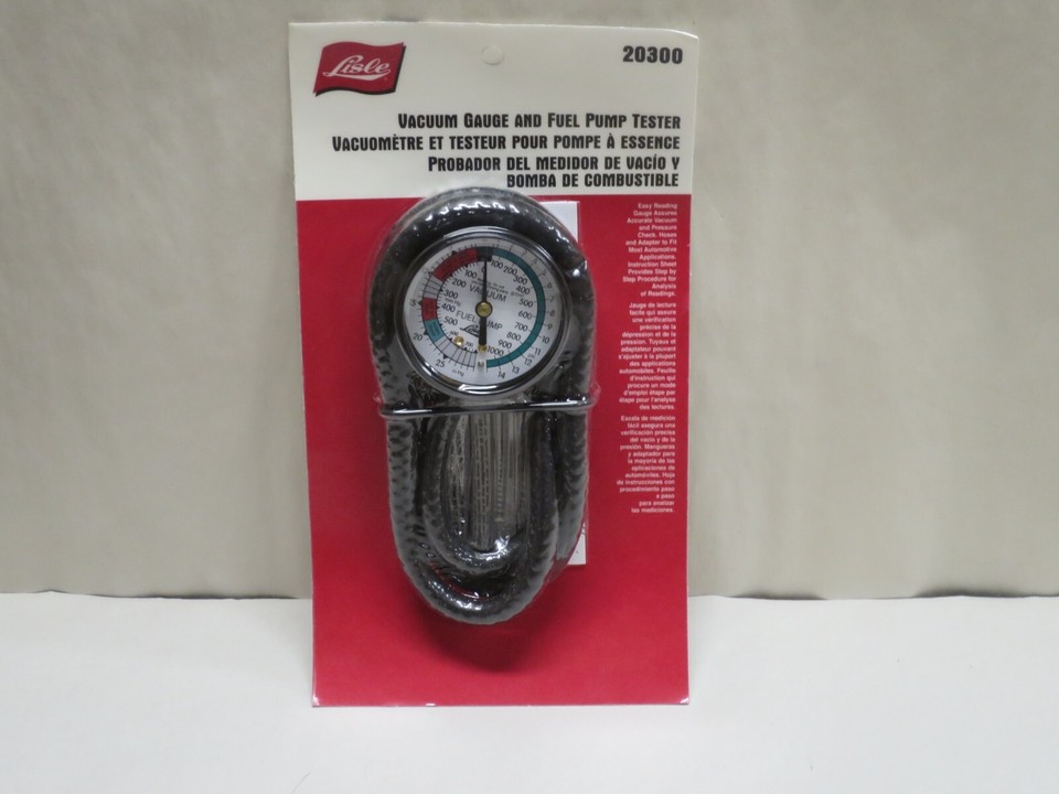 Lisle Tool 20300 Engine Vacuum Gauge And Fuel Pump Tester | eBay