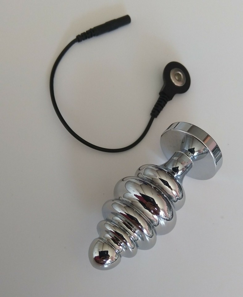 Anal / Vaginal Sonde Elektrode Edelstahl Reizstrom E-STIM ESTIM TENS ...