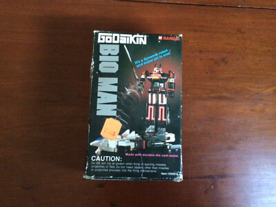 VINTAGE 1984 BANDAI GODAIKIN BIO MAN ROBOT IN ORIGINAL BOX SUPER JET | eBay