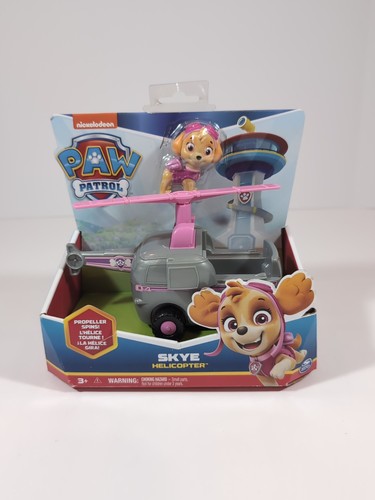 Paw Patrol Skye Action Helicopter Vehicle Dog Figure Nickelodeon Sky ...