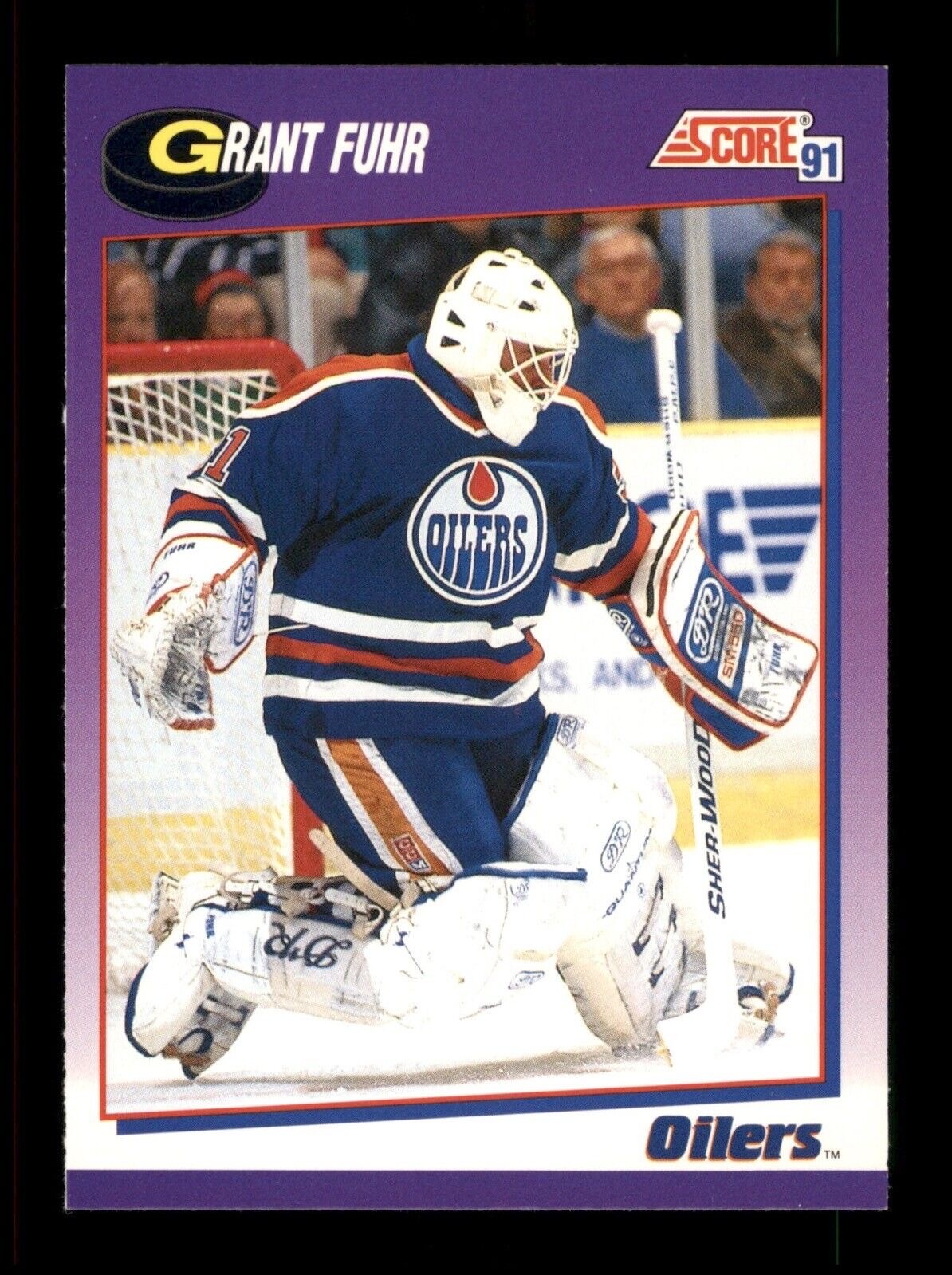 1991 Grant Fuhr 114 Oilers 31 Score Hockey Sports Trading Card TC | eBay