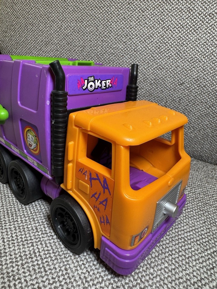 Imaginext DC Super Friends Villain Joker Fisher Price Garbage Truck Toy ...