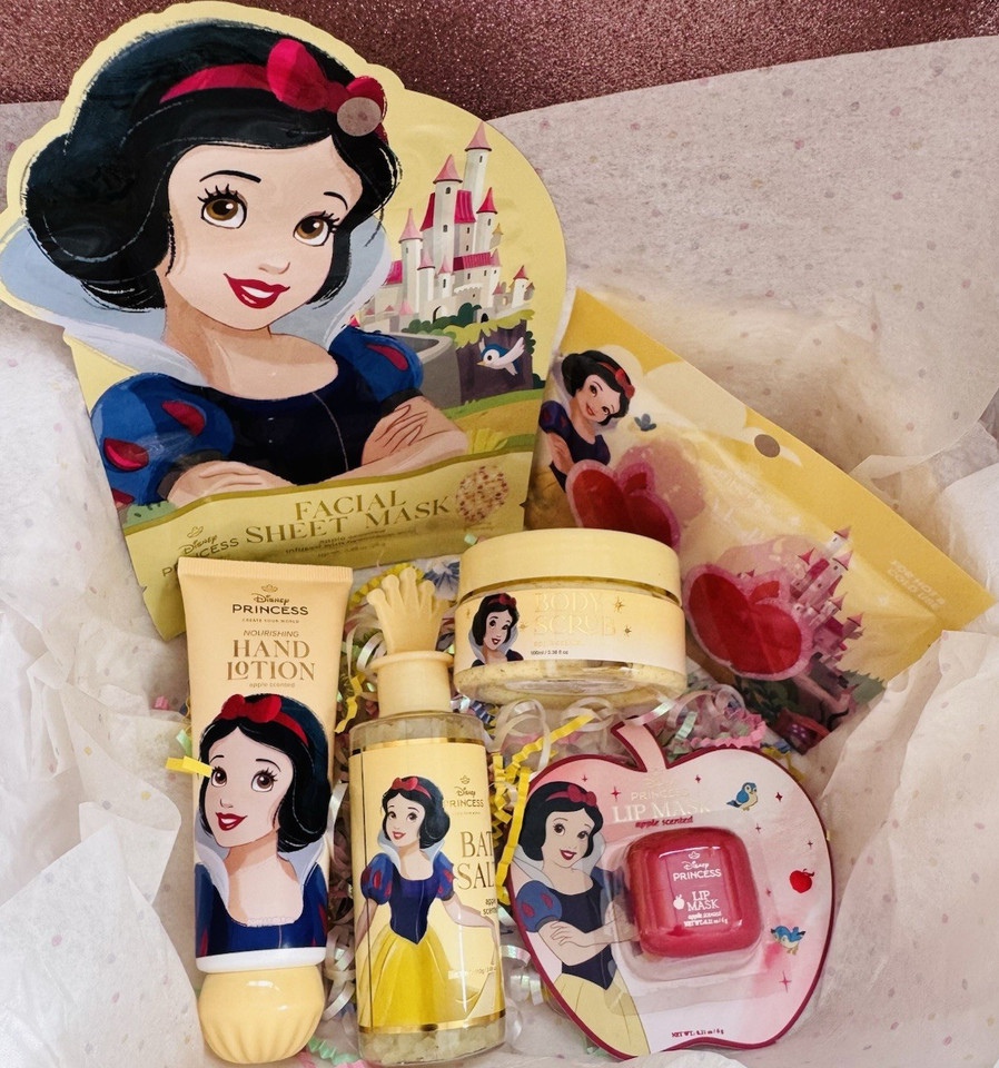Disney Princess Facial Sheet Mask, Hand Lotion, Bath Salt, Body Scrub ...