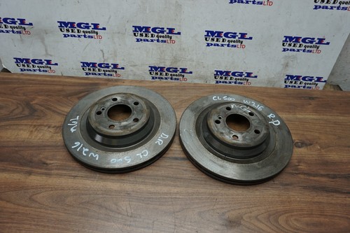 MERCEDES S CL W221 C216 REAR BRAKE DISC SIZE 320mm PAIR L/R VENTILATED ...