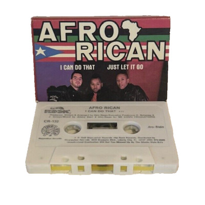Afro-Rican Vintage Rap Hip Hop Cassette Tape Case Single RARE 1989 Let ...
