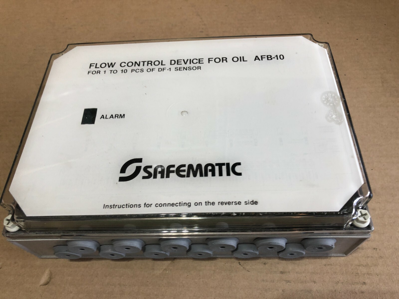Safematic, Flow Control Device For Oil, AFB-10 | eBay