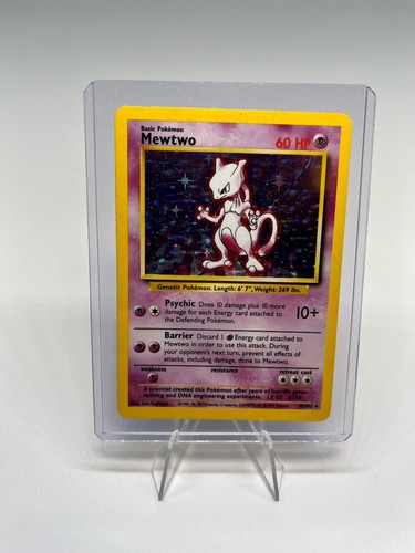 Pokemon TCG Mewtwo Base Set 10/102 Unlimited Holo Rare | eBay