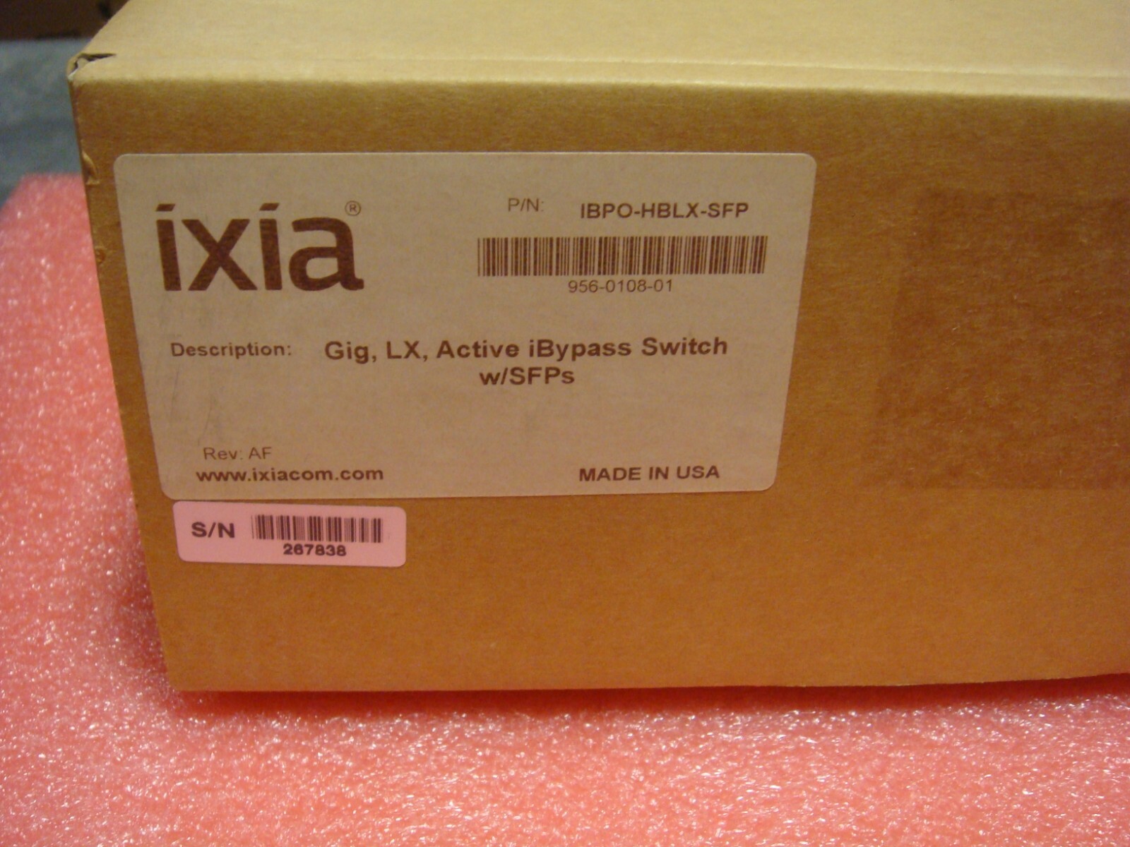 Net Optics Ixia IBPO-HBLX-SFP GigaBit LX iBypass Switch, HB pictured | eBay
