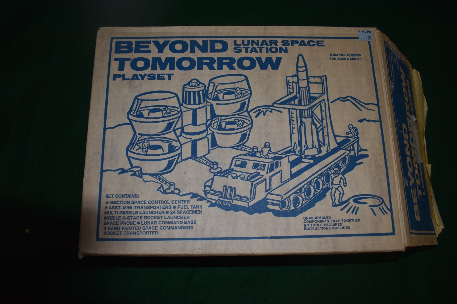 Vintage 1975 Beyond Tomorrow Lunar Space Station Playset ( In Original ...