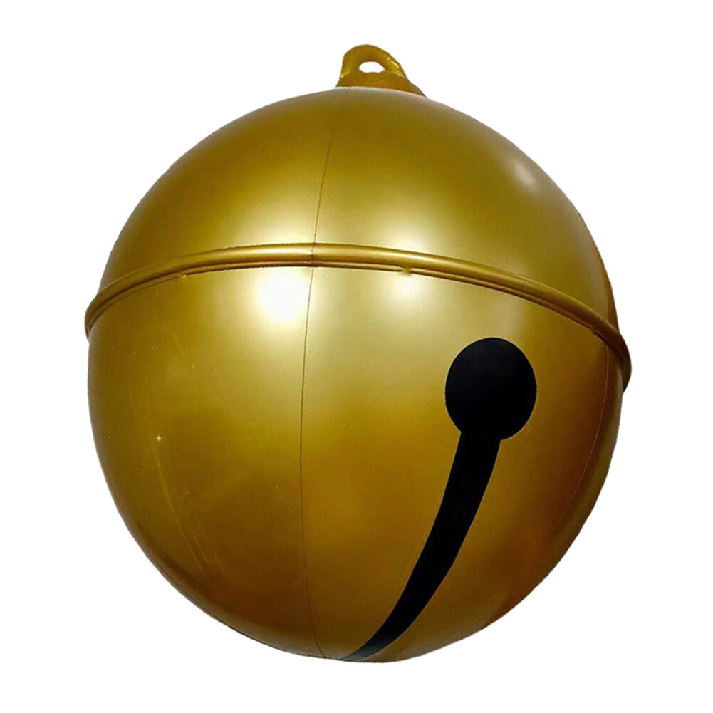 T0# 60cm Big Bell Balloon PVC Christmas Blow Up Bell Xmas Tree Decor ...