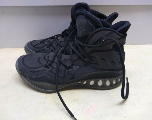 Adidas 7 Men Women 9.5 Black Geofit Mesh Athletic Hi Lace Up Sneaker ...