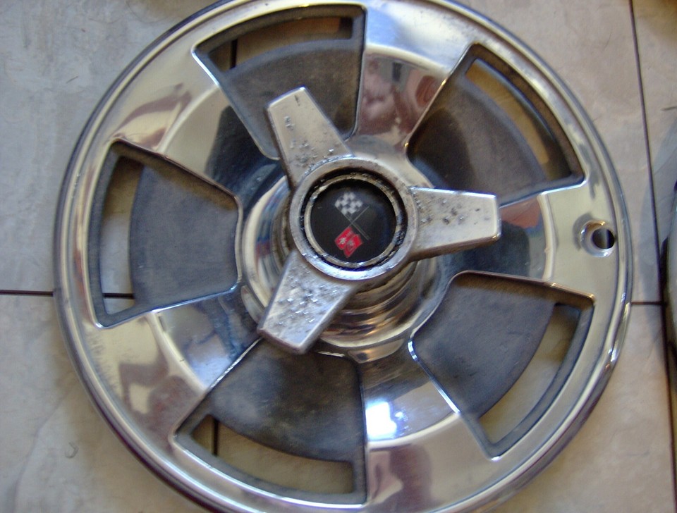 1966 66 Corvette 15 inch spinner wheel covers | eBay